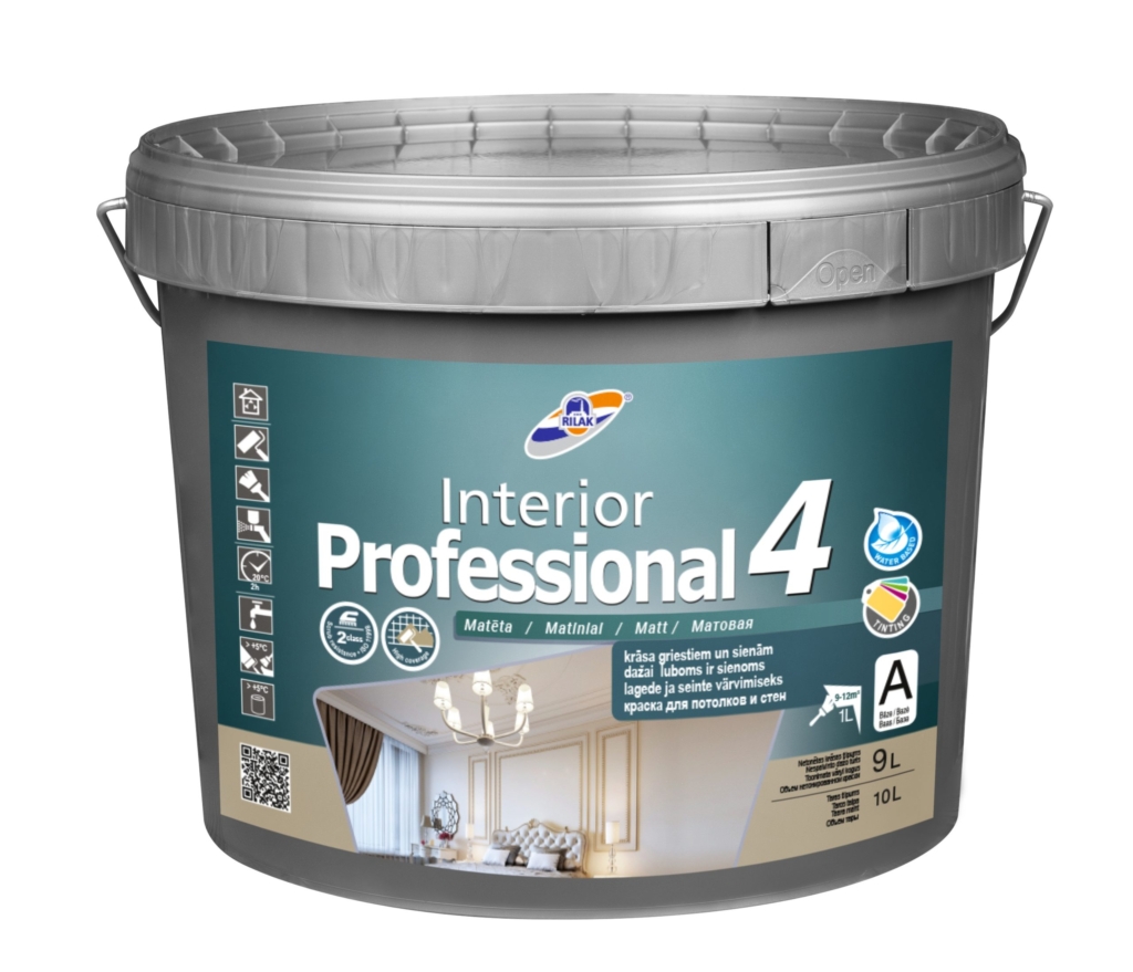 Seinavärv matt INTERIOR PROFESSIONAL 4 - Abilis